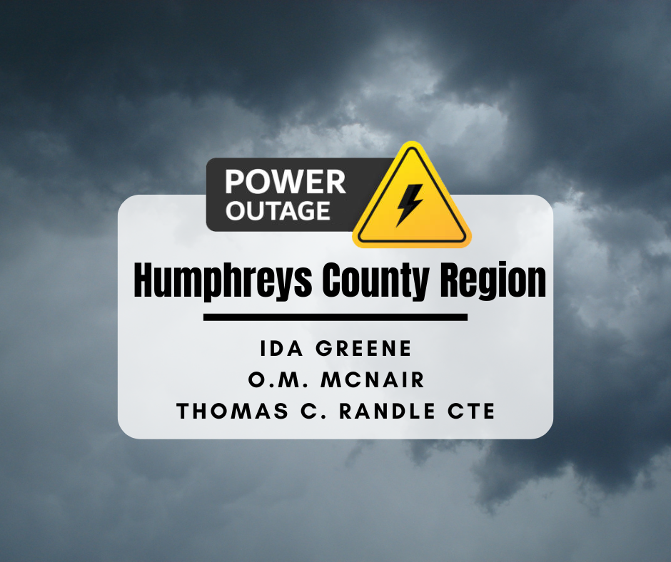 Power Outage Notice - August 8, 2023 | Ida Greene Elementary School